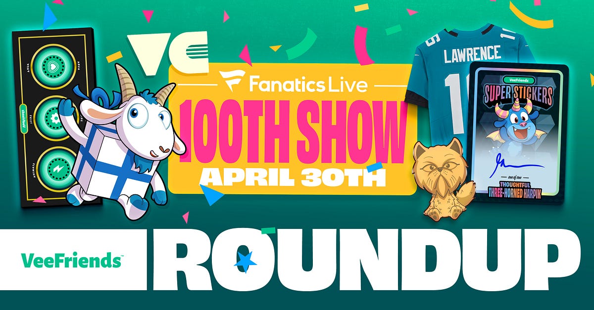 Weekly Roundup: Gift Goat #17 and #18 Announced, VeeCon Ticket Updates ...