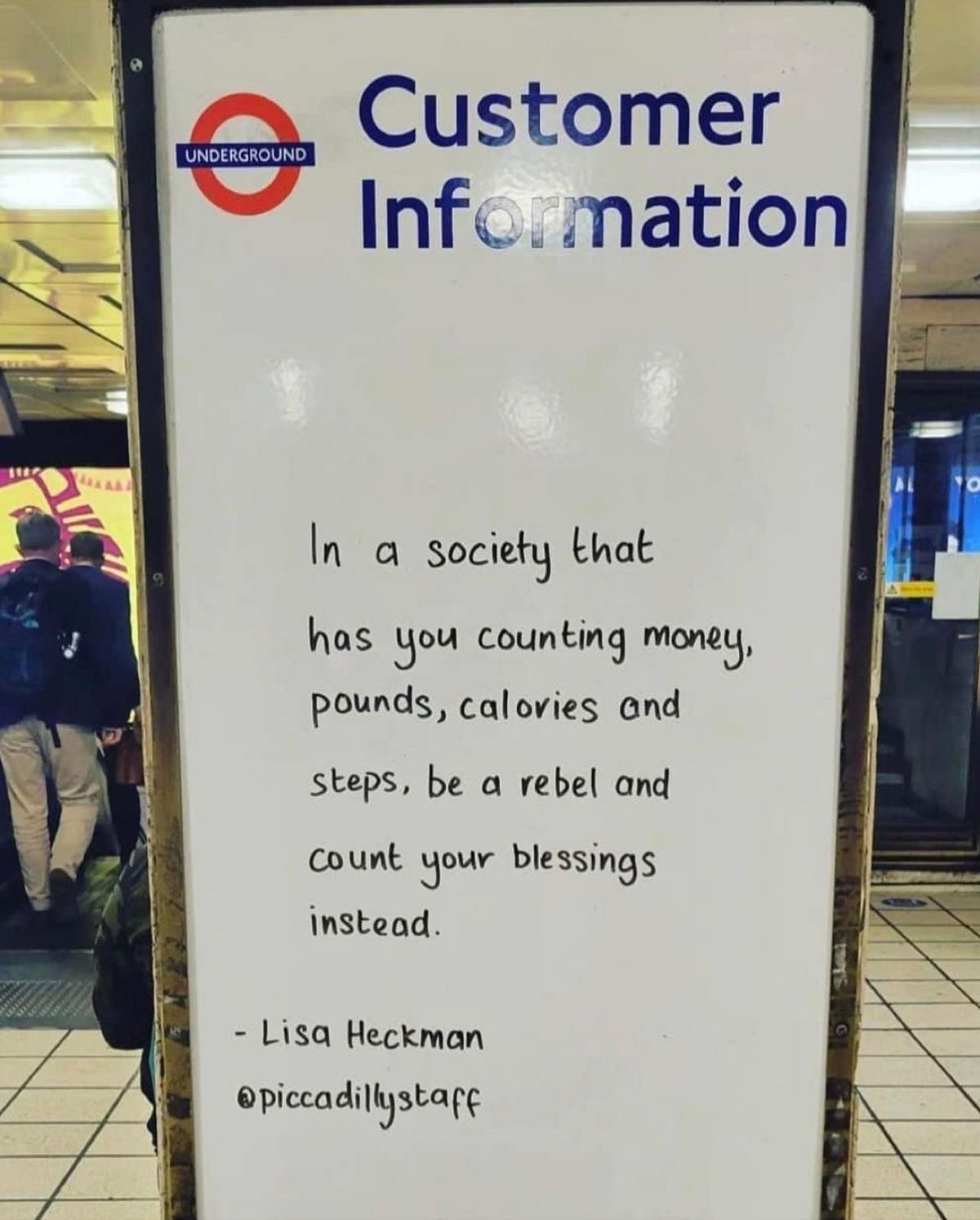 What Are You Counting?. A question prompted by a sign on the… | by Ella ...