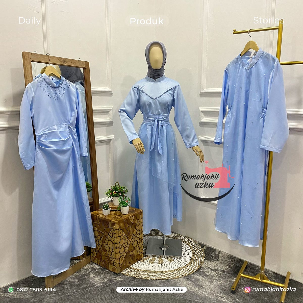 SIMPLE ELEGAN! WA 081225036194, Jasa Jahit Dress Kondangan by Rumah ...