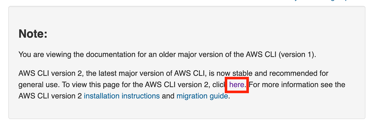 All the AWS Documentation Links Need to Be Updated to Point To The ...