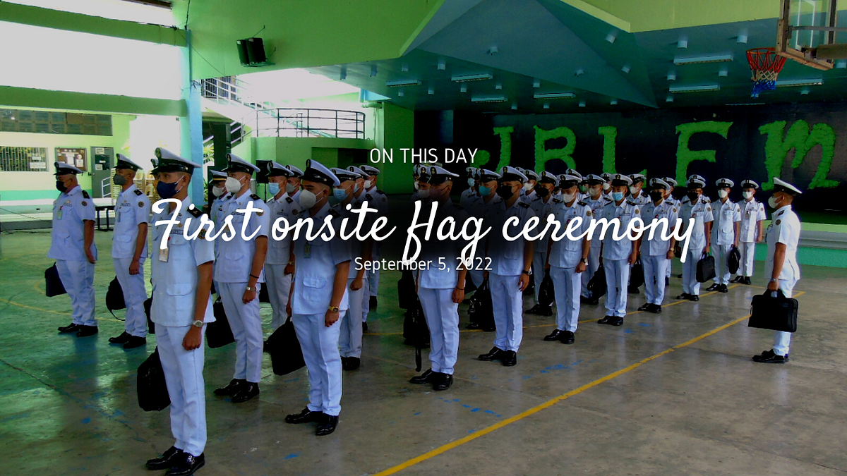 ON THIS DAY: FIRST ONSITE FLAG CEREMONY | by reyroven | Medium