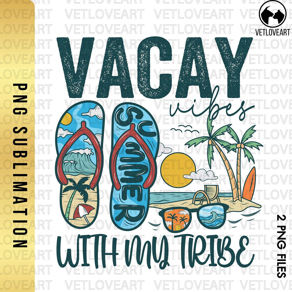 Vacay Vibes png,Vacay Vibes With My Tribe Png,Beach Crew 2024 png,Beach ...