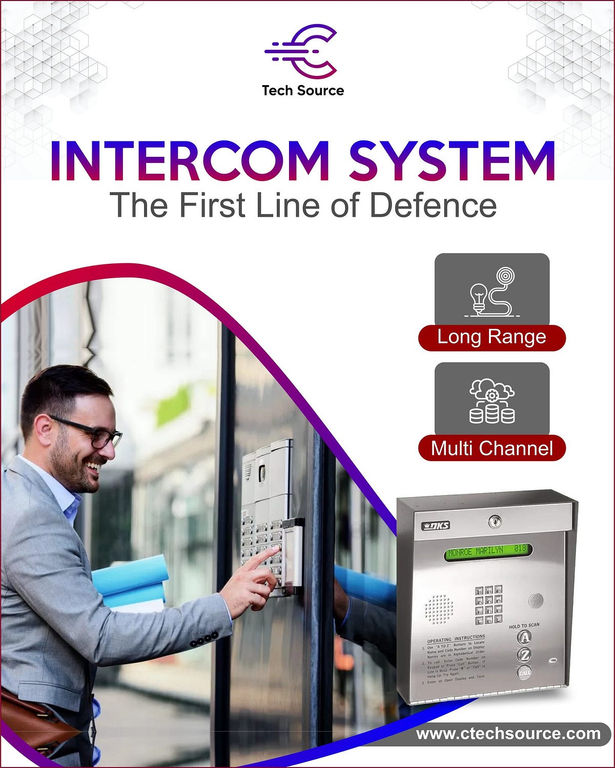 Smart Intercom System in GTA | Security Surveillance | C-Tech Source ...