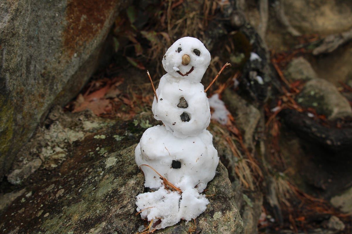 The Snowman Cometh: A story in 6 words | Six Word Photo Story Challenge