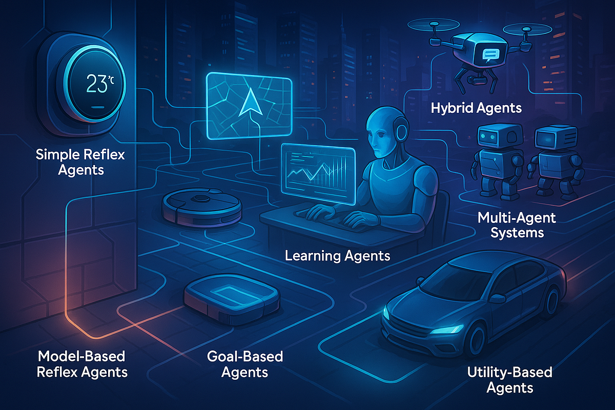 7 Types of AI Agents Explained: A Complete Guide to Intelligent Agent ...
