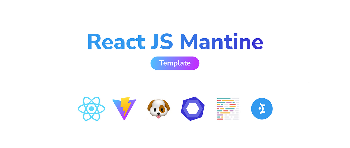 React Js Mantine Ui Template With Eslint Prettier Husky By Farseen Medium