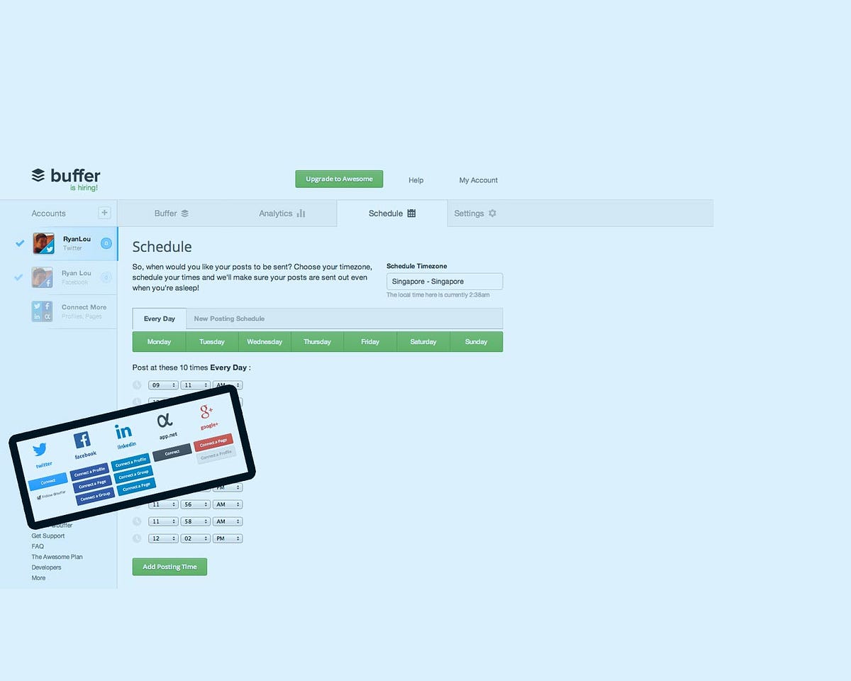 Buffer — not just social media management, but social media integration ...