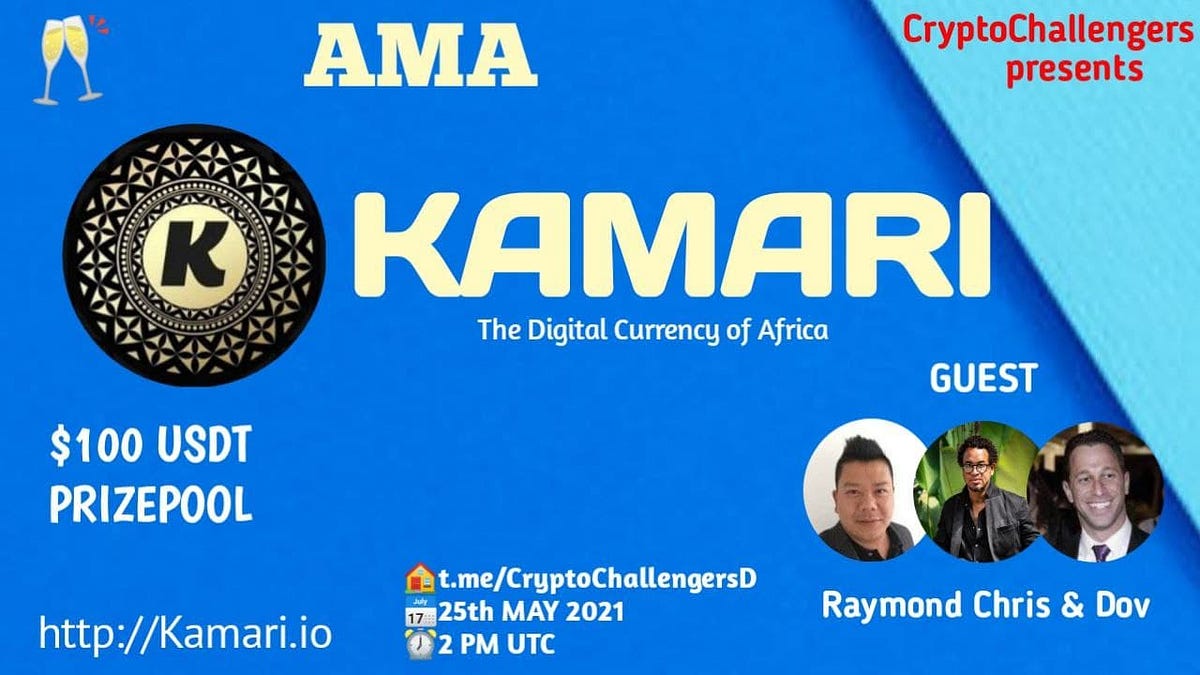 Kamari AMA @ CRYPTO CHALLENGERS Recap | by KamPay | KamPay | Medium