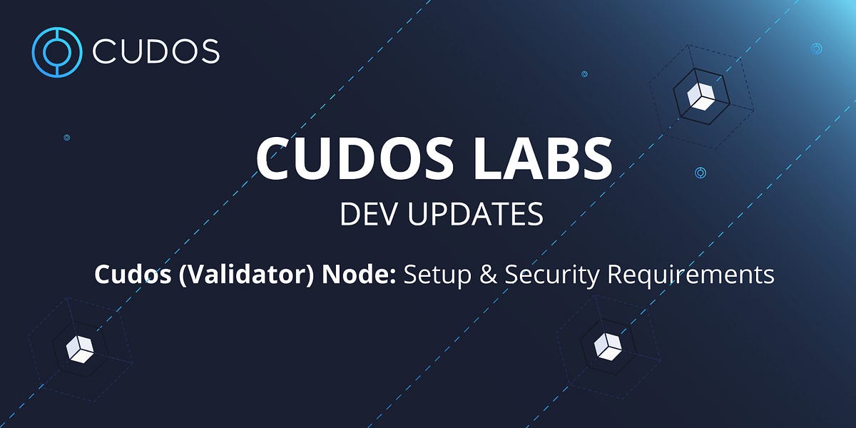 Cudos Labs: Validator Node Setup & Security Requirements | by CUDOS | CUDOS | Medium