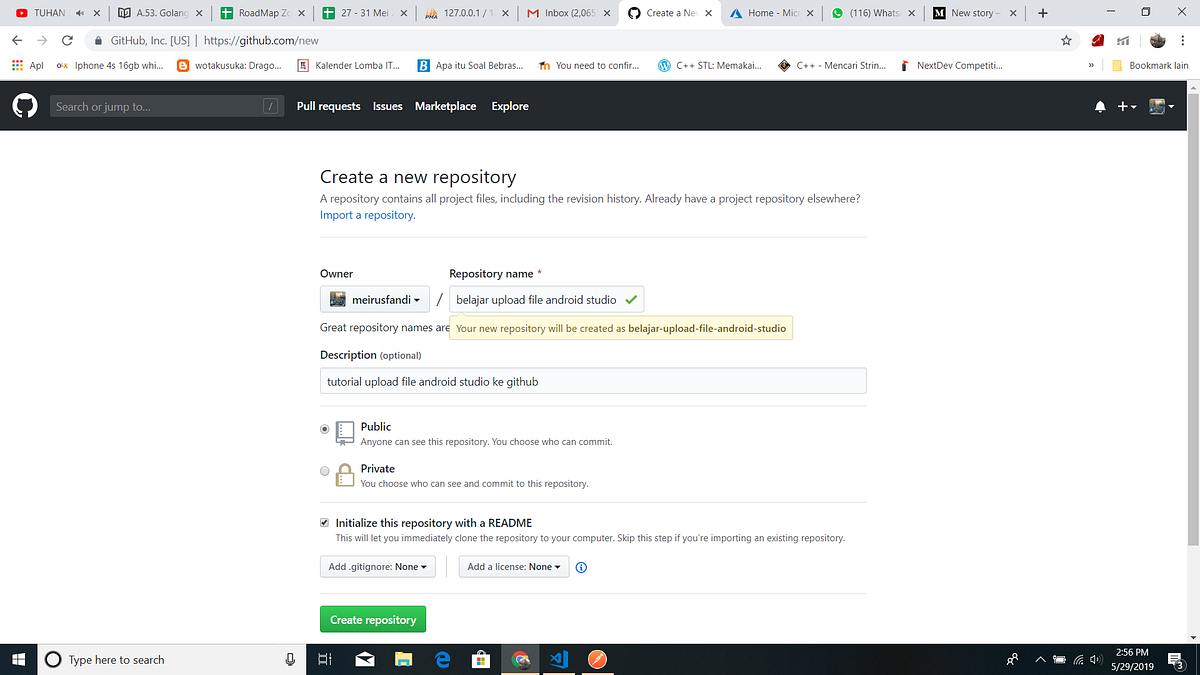 Cara upload Project Android ke Github | by Mei Rusfandi | Medium