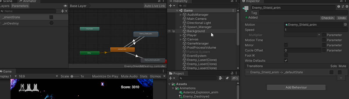 Adding Enemy Shields Into My 2D Shooter | by Aaron Lowe | Medium
