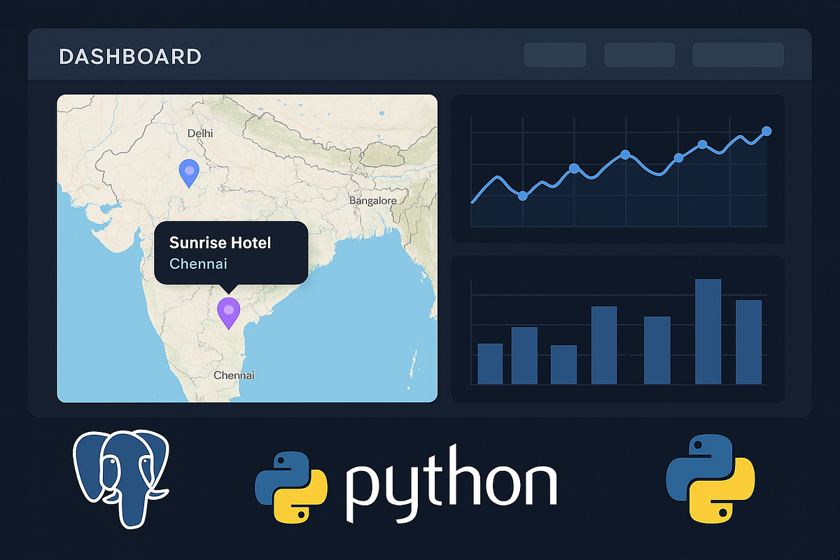 Real-Time Python & PostgreSQL Hotel Dashboard | Medium