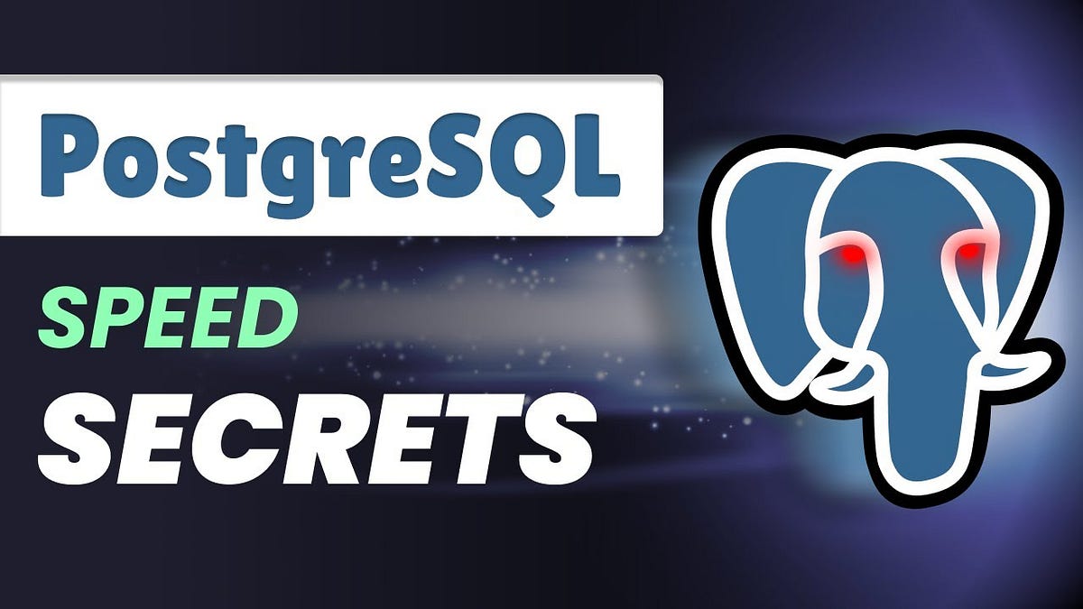 5 Secrets for Making PostgreSQL Run BLAZING FAST | by Mark Henry | Aug, 2025 | JavaScript in ...