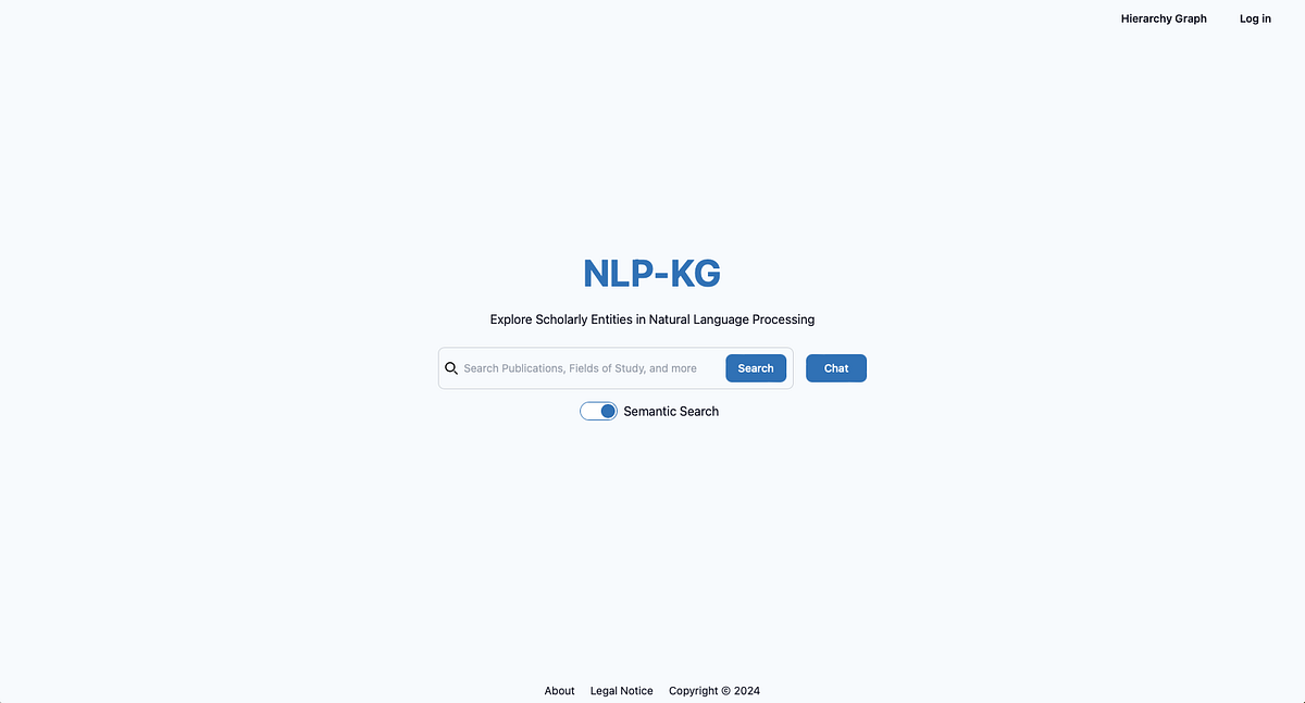 NLP-KG: Enhancing NLP Literature Search | by Tim Schopf | Medium