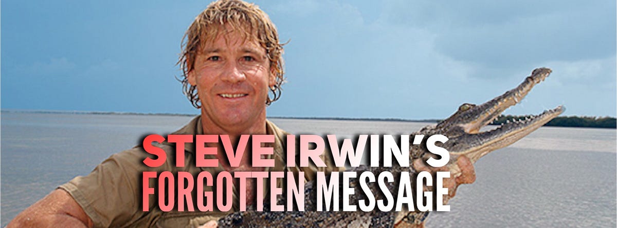 Steve Irwin’s Forgotten Message. Twelve years. More than a decade. On ...
