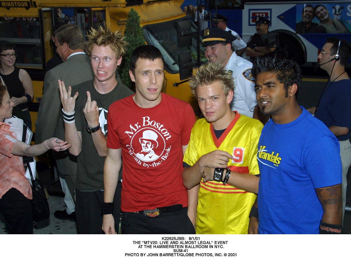 Why Sum 41’s MTV classic ‘In Too Deep’ is the Perfect Pop Song | by ...