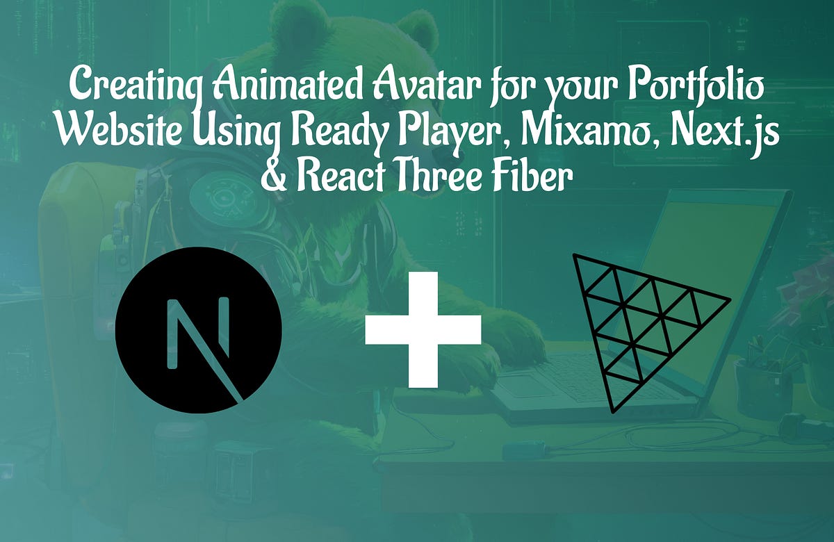 Creating Animated Avatar For Your Portfolio Website Using Ready Player Mixamo Nextjs And React