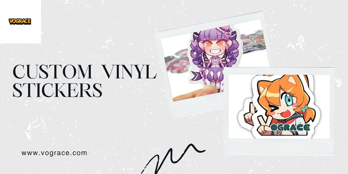 Design Your Own Style Custom Vinyl Stickers - Vograce - Medium