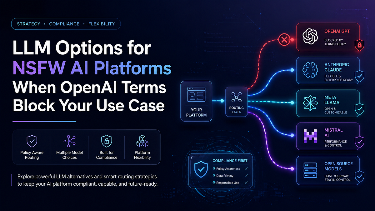LLM Options for NSFW AI Platforms When OpenAI Terms Block Your Use Case ...