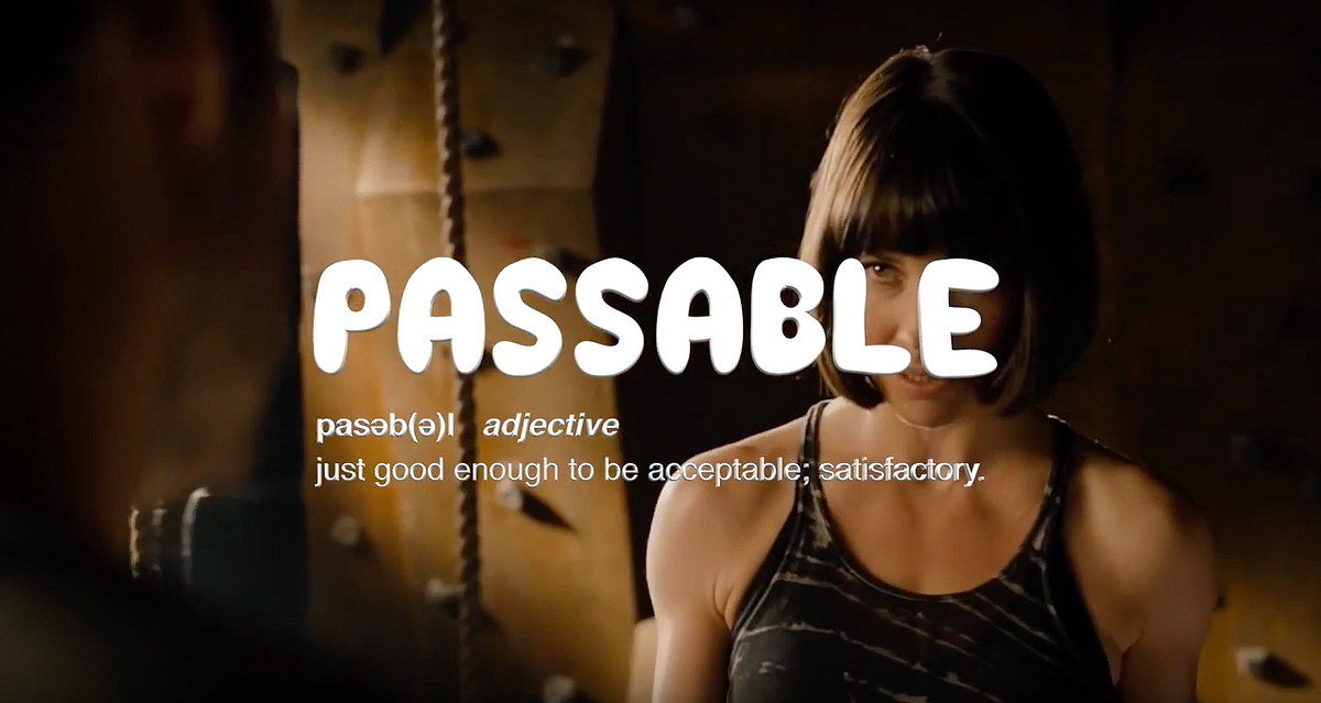 Passable movies…. As you may know, I love films. | by Matthew Gerrard ...