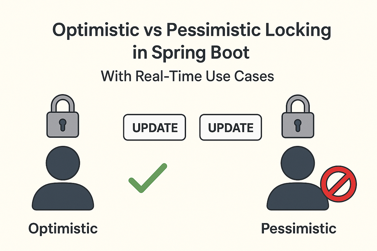Optimistic vs Pessimistic Locking in Spring Boot — With Real-Time Use Cases | by PraveenCodes ...