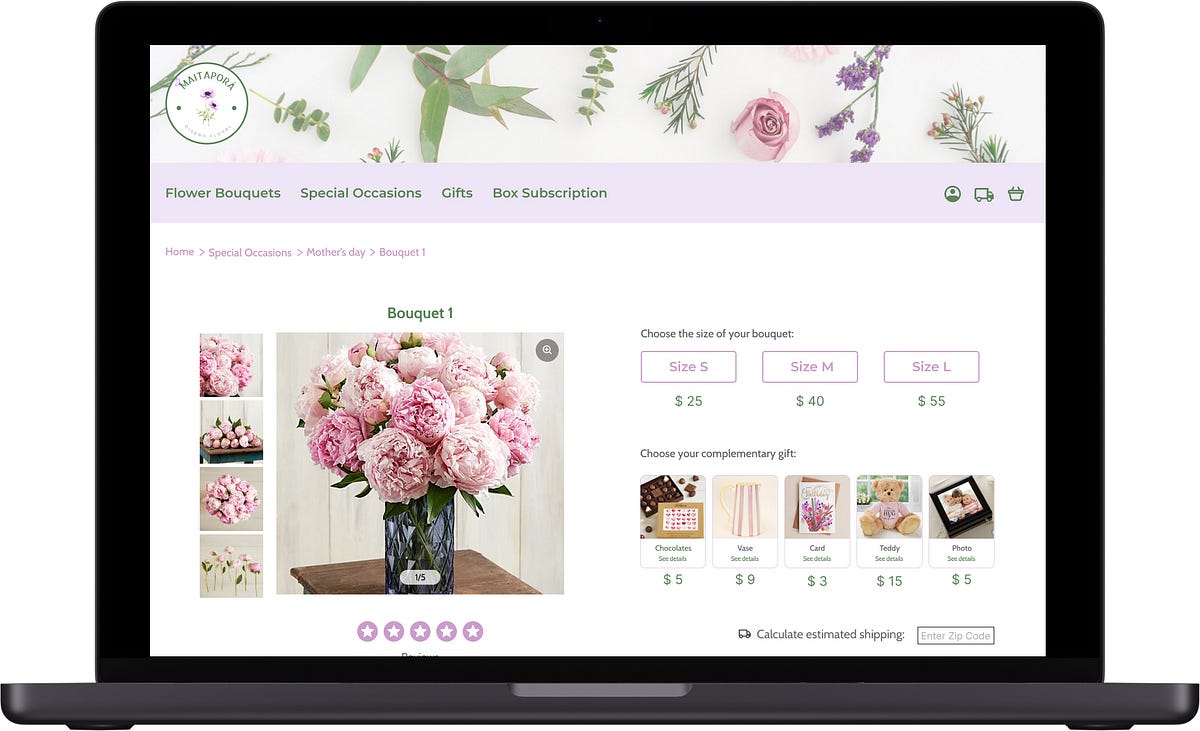 Designing a Petal-Perfect E-Commerce Flower Shop Experience: A UX/UI ...