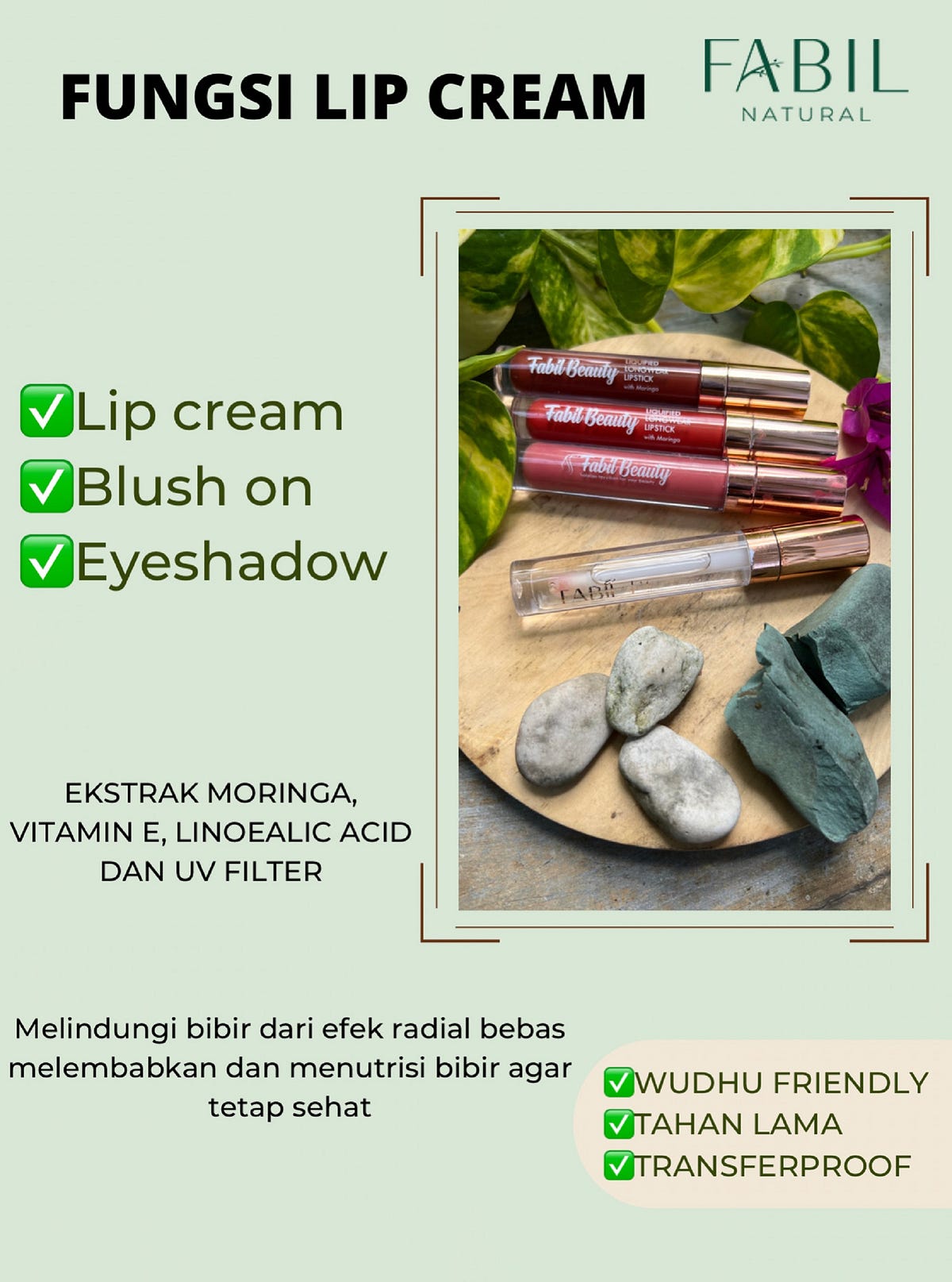 Fungsi Lip Cream Fabil Natural - Reseller Lipcream Terlengkap - Medium