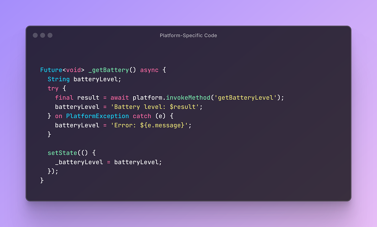 Flutter & Native Integration: Building Platform-Specific Code | by Itsarmanpani | Aug, 2025 | Medium