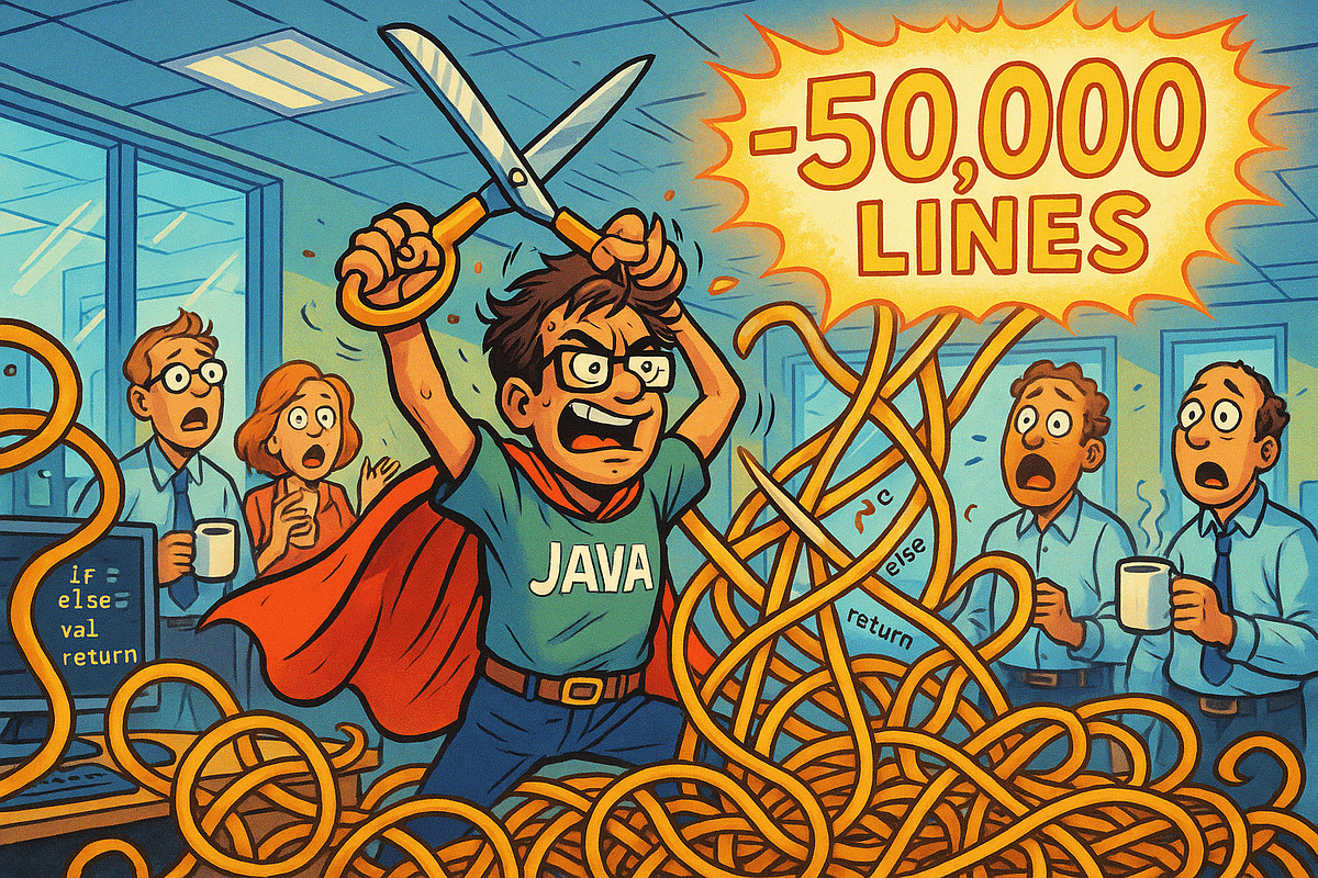 Why I Deleted 50,000 Lines of Perfectly Good Java Code | by Pudari ...