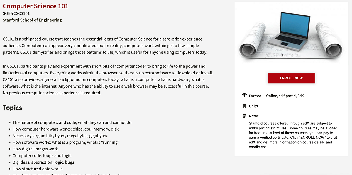 Unlock the Gates of IT: Learn Computer Science at Stanford for Free ...