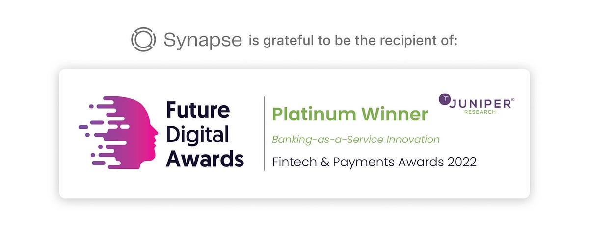 Synapse was recognized as the Future of Digital Awards, Platinum Winner ...