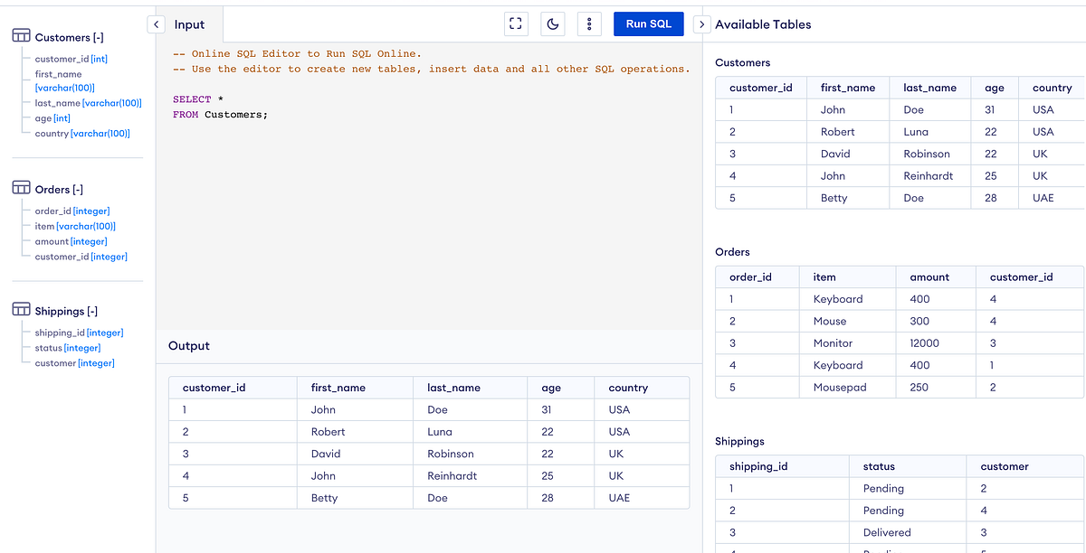 HOW TO INSET DATA IN A DATABASE USING SQL :- | by Ambatibhargavi | Medium