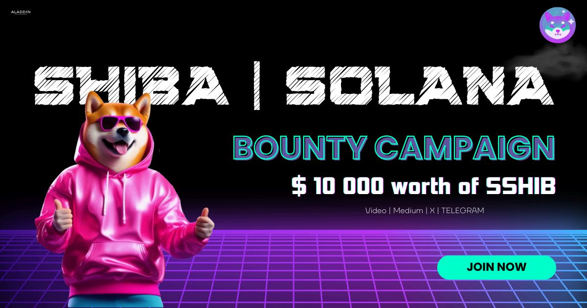 $SSHIB TO THE MOON~~. SHIBA | SOLANA Bounty Campaign Reward… | by ...