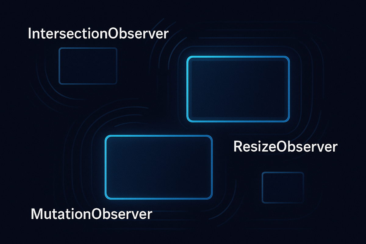 IntersectionObserver, ResizeObserver, and the New Age of Reactive Layouts | by Sonali Nogja ...