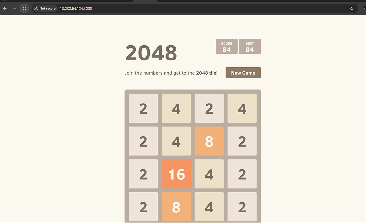 🎮 Deploying 2048 Game in Amazon EKS with CI/CD using GitHub Actions and Argo CD | by Sijo M ...