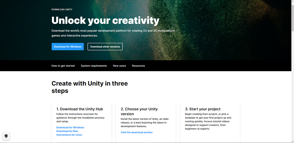 Start Your Game Development Journey By Installing Unity! | by O'Daiyah Harper | Medium