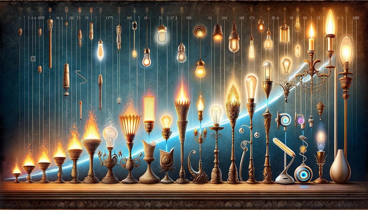 Istoria Iluminatului: De la Lampa cu Ulei la LED-uri Inteligente | by ...