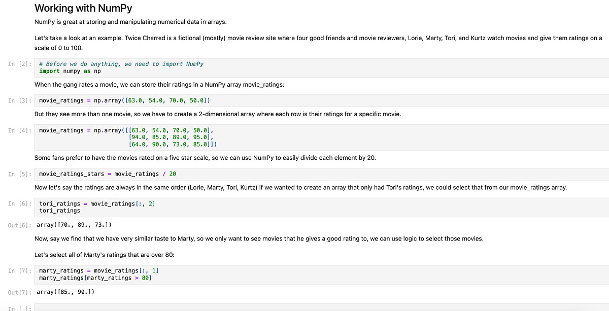 NUMPY for Data Science. TOPICS COVERED — ( Numpy introduction… | by Nikitajain Jain | Medium