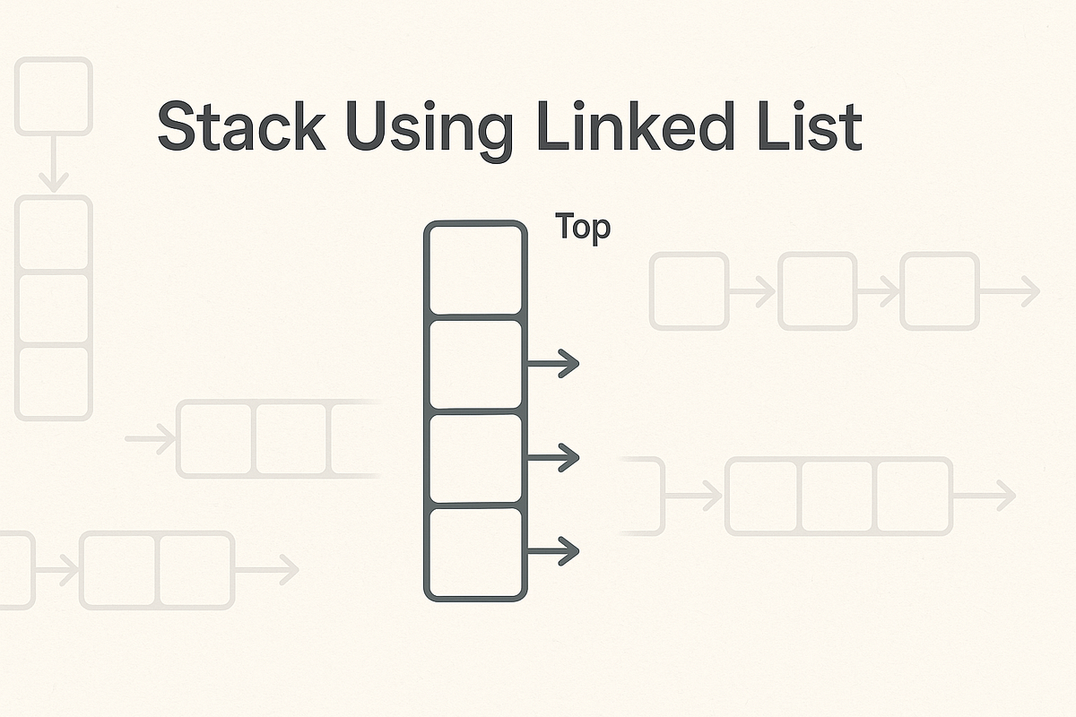 DSA Lecture 51 : Stacks with Linked Lists | by YogiCode | Coding Nexus | Sep, 2025 | Medium