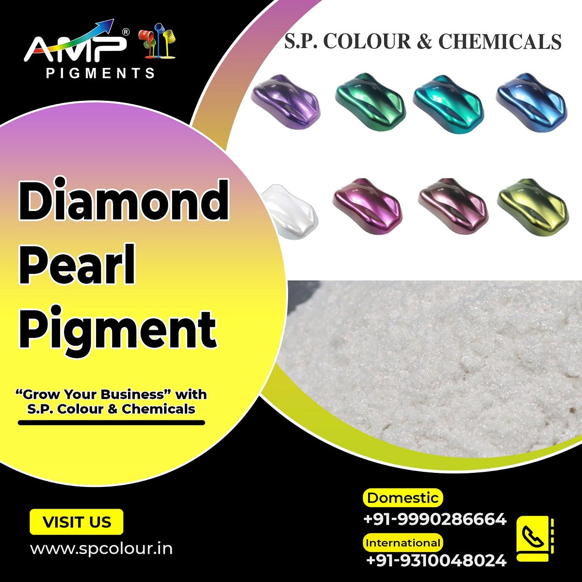Diamond Pearl Pigment Manufacturer in India | AMP Pigments | by ...