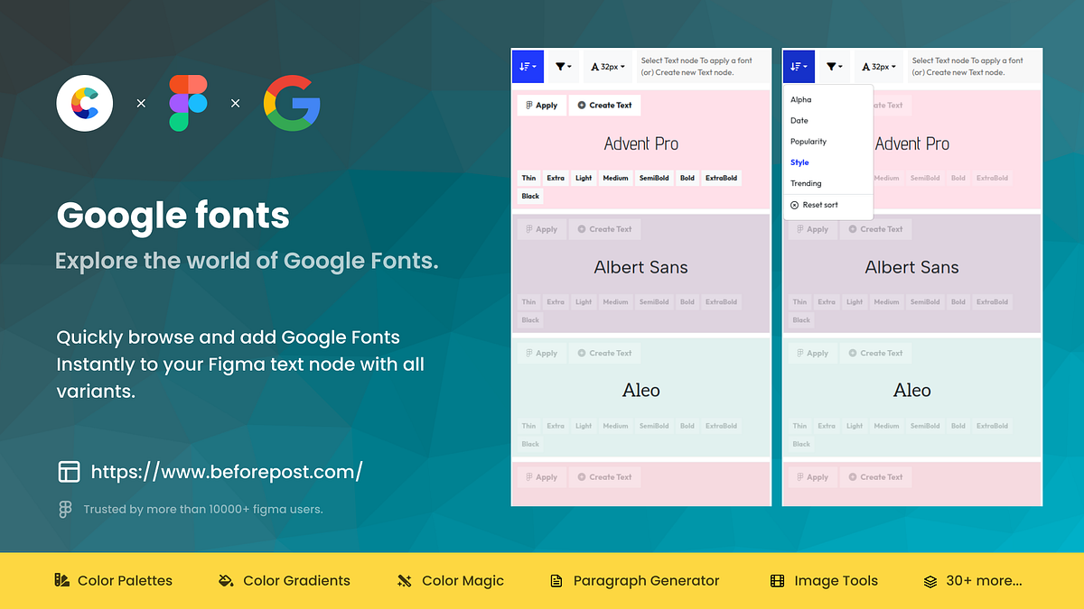 Elevate Your Figma Designs with Instant Google Font Access | by ...