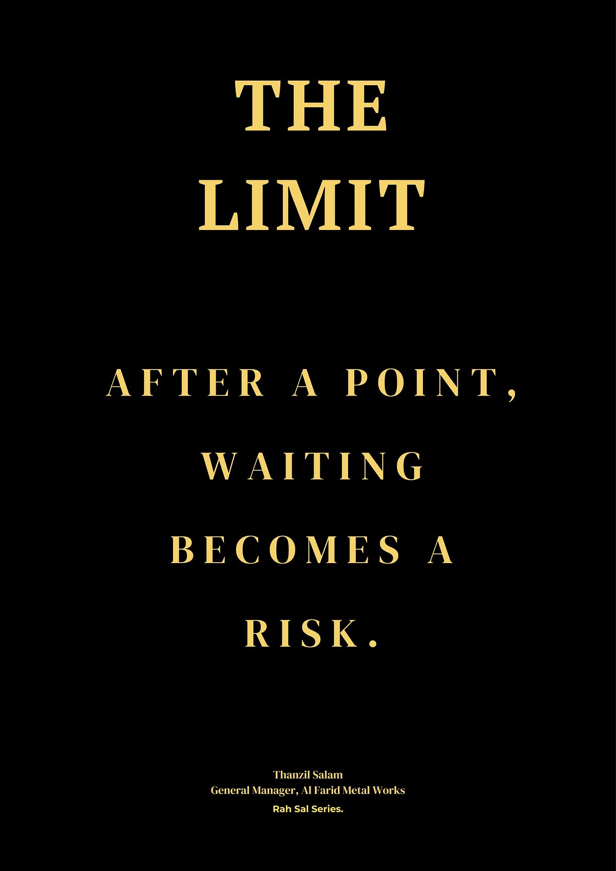 Knowing When to Wait Is Care. Knowing When to Stop Is Leadership ...
