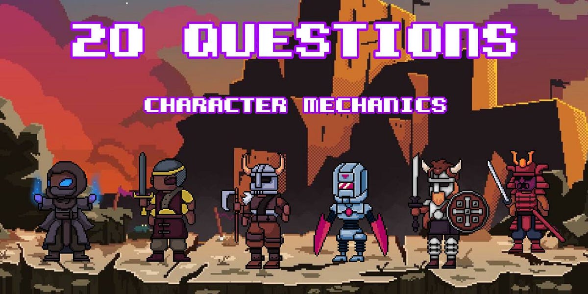 Character Mechanics: 20 Questions (and answers) | by Tiny Colony | Medium