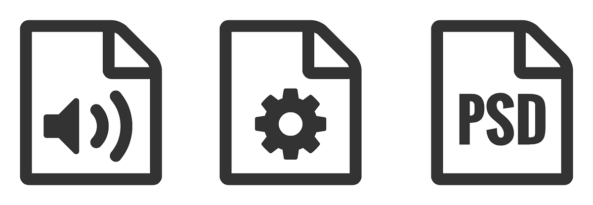 Custom File Types with Stacked Icons | by Dave Gandy | Font Awesomeness ...