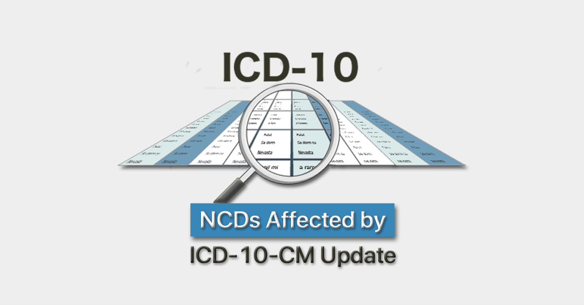NCDs Affected by ICD-10-CM Medical Necessity Code Changes | by Albert ...