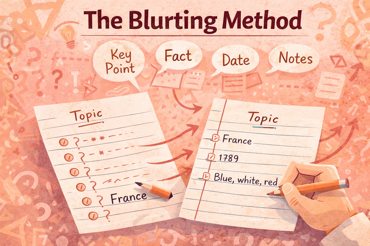 Why Blurting Fell Short for Me: When Immediate Recall Doesn’t Mean Long ...