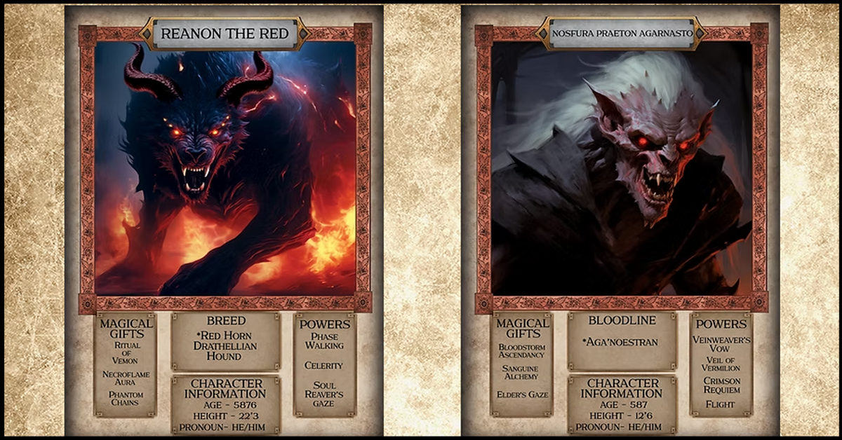 Blood Feuds of Mythrendar™ Reimagining the Eternal Vampire-Lycan War ...