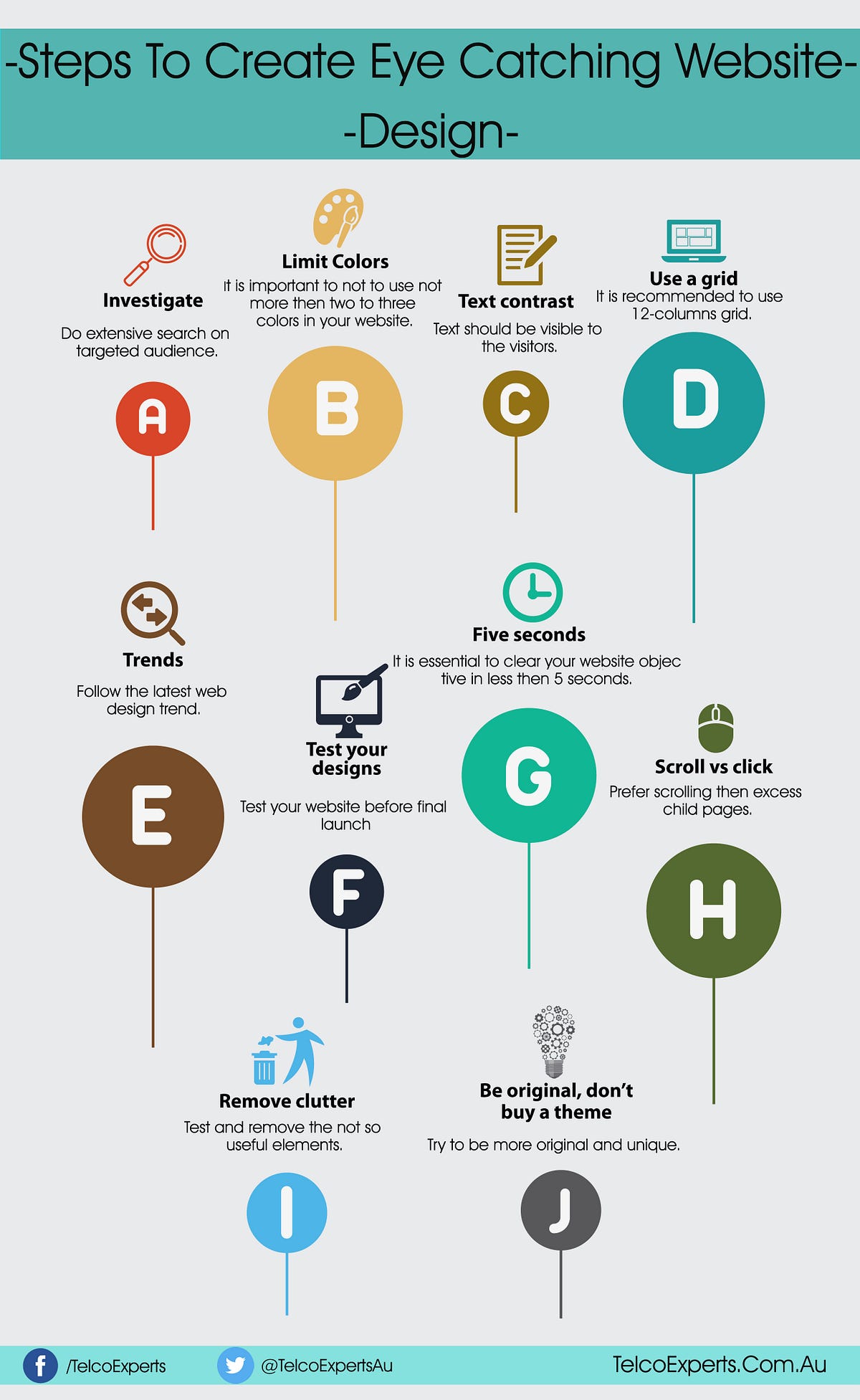 Steps To Create Eye Catching Website Design | by Telco Experts ...