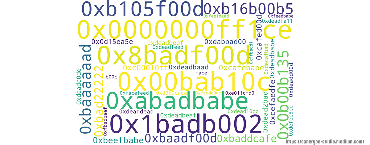 Hexspeak: Humor from programmers, as memorable magic numbers | The Startup