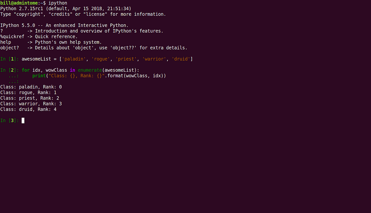 Easy Python Enumerate Function Tutorial By Bill Ward Medium